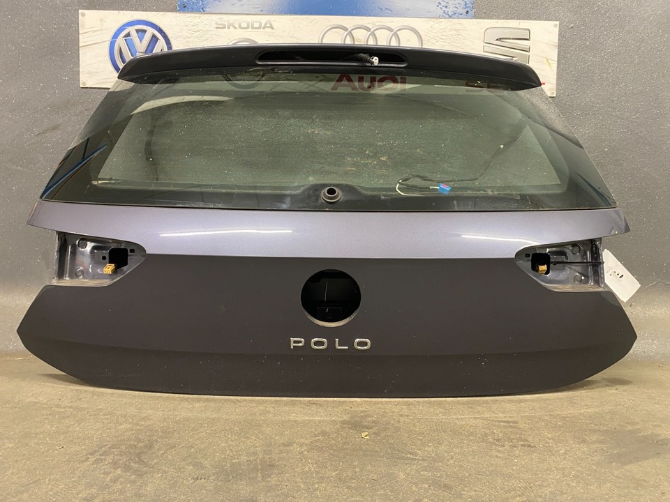 VW POLO TAILGATE WITH CLEAR GLASS AND SPOILER FITS MODELS 2018 TO 2025 ...