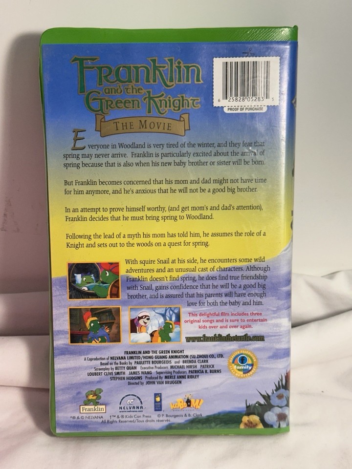 Franklin and the Green Knight the Movie (DVD, 2000) by Nelvana | eBay