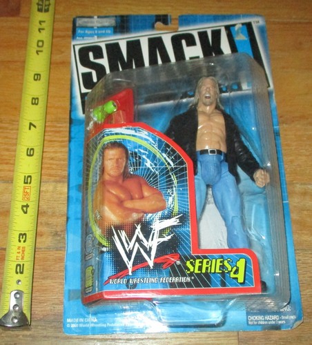 2000 WWF WWE Jakks Triple H HHH Hunter Smackdown Wrestling figure ...