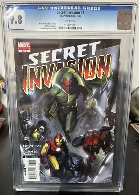 Marvel Comics Secret Invasion #2 CGC 9.8 Dell'Otto Cover Disney+ Vision ...