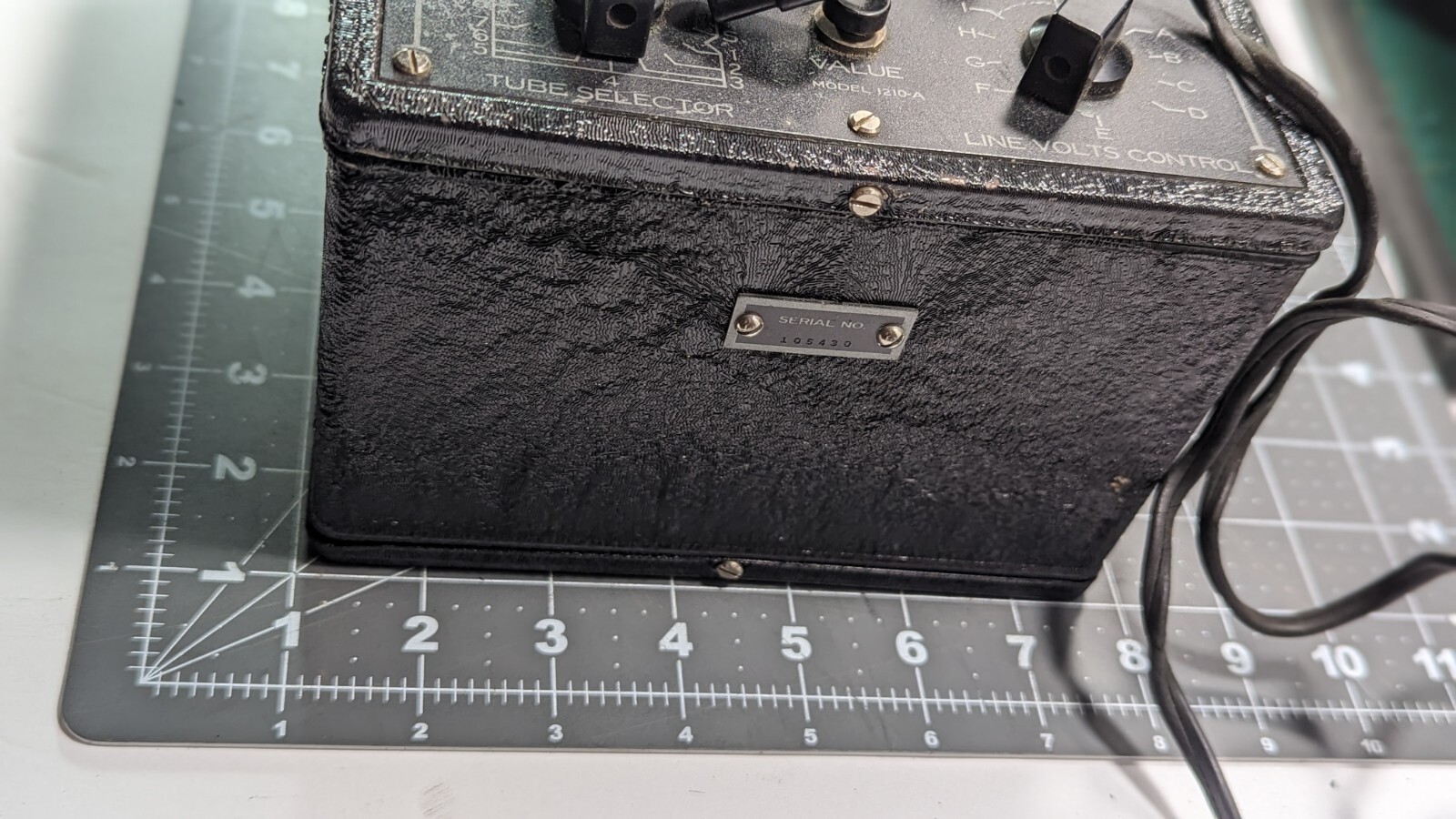 Triplett Tube Tester Model 1210 A Powers on Vintage Ham Radio Tubes | eBay