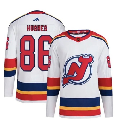 Jack Hughes New Jersey Devils adidas Reverse Retro 2.0 Jersey - sz 52 ...