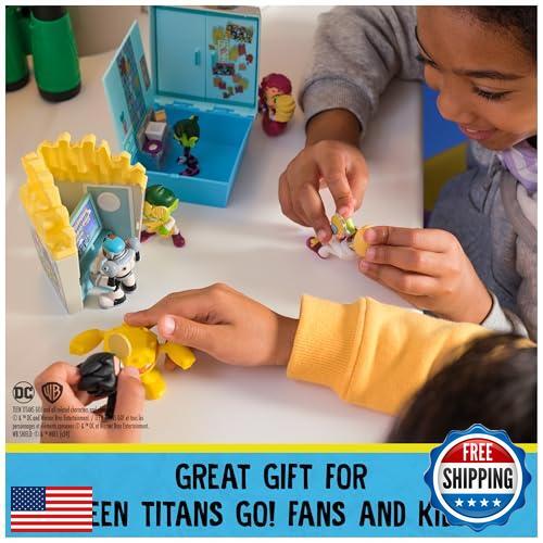 Spin Master Teen Titans Go! Kitchen Chaos Dis-Play Set with Beast Boy ...