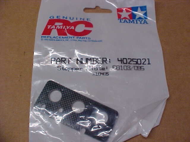 TAMIYA 4025021 (X10405) = STOPPER PLATE: 58103 & 58095 (NEW) | eBay