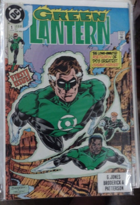 GREEN LANTERN # 1 1990 DC hal jordan john steward guy gardner | eBay