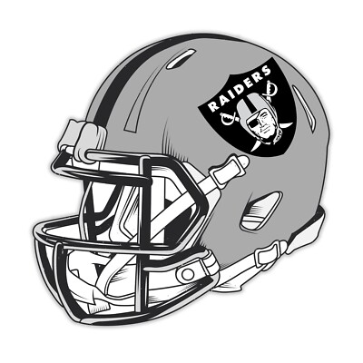 RAIDERS Football Helmet Sticker OAKLAND LAS VEGAS Vinyl Decal Car Truck ...