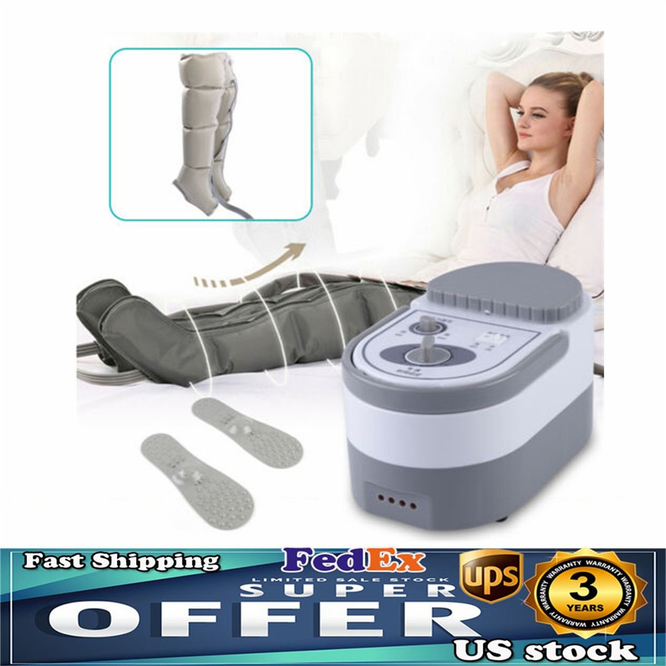 for Lymphedema Recover Pneumatic Compression Leg Massager Machine Pump ...