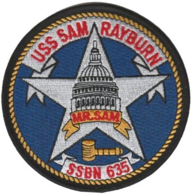 USS Sam Rayburn SSBN-635 Patch– Plastic Backing | eBay