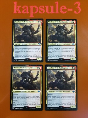 4x Mauhur, Uruk-hai Captain (0214) | LTR: Tales of Middle-Earth | MTG ...