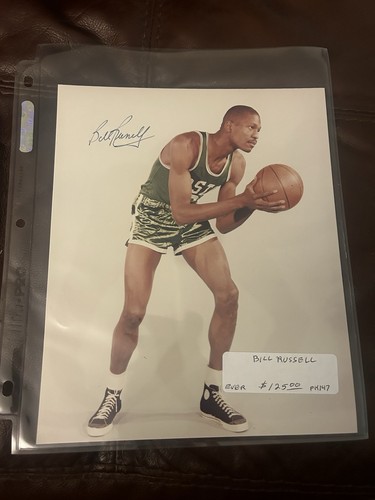 Bill Russell Auto Signed 8x10 Photo Celtics Legend HOF | eBay