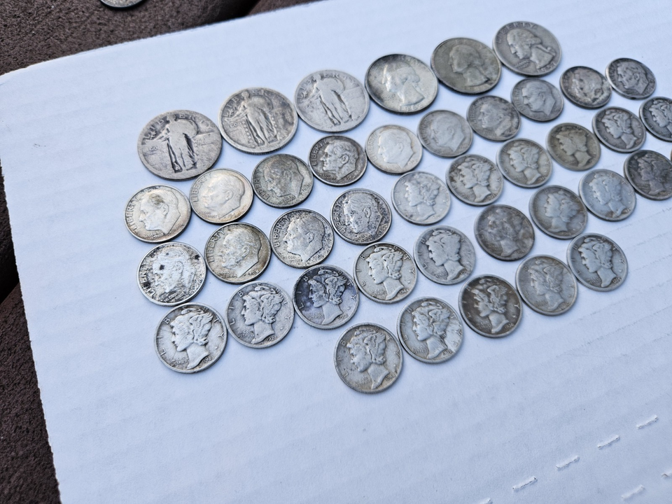 90% Silver $5 Face Value Scrap Junk Silver Lot | eBay