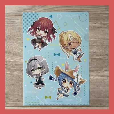 Hololive Clear File GIGO Limited Marine, Noel, Pekora, Flare ...