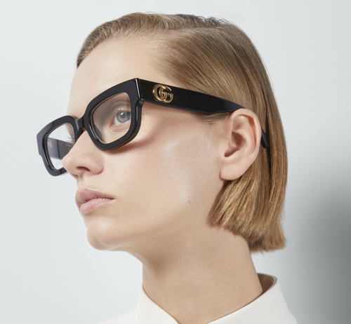 NEW Gucci GG1548o-001 Black Black Eyeglasses | eBay