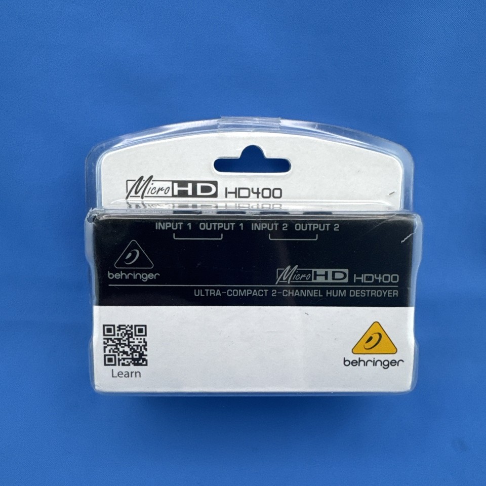 Behringer MicroHD HD400 Ultra-Compact 2-Channel Hum Destroyer NEW | eBay