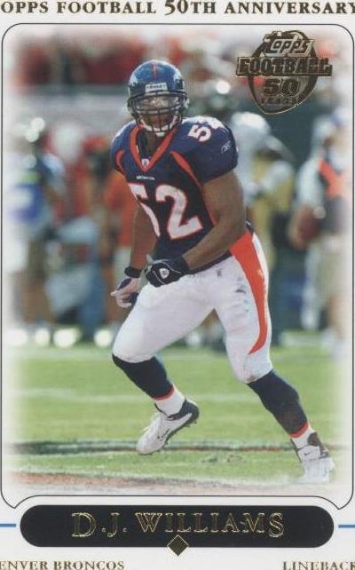2005 Topps D.J. Williams #285 for sale | eBay