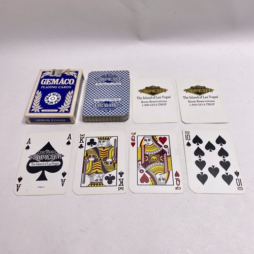 Tropicana Las Vegas Casino Gemaco Playing Cards Deck Blue | eBay