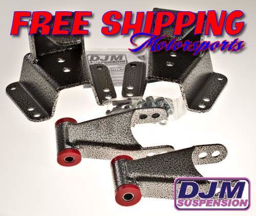 1973 - 1987 Chevy C10 4" rear axle hanger/shackle kit by DJM | eBay
