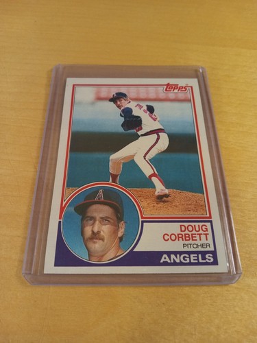 1983 Topps #27 DOUG CORBETT California Angels Baseball Card, Pitcher ...
