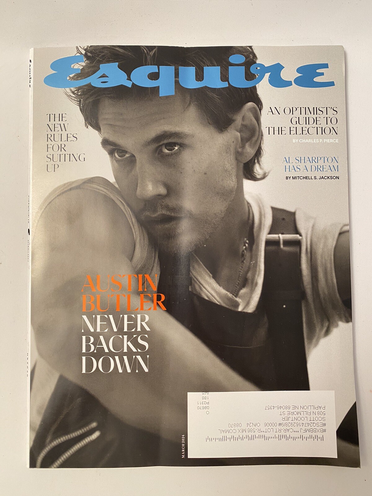 Esquire Magazine March 2024 Austin Butler Never Backs Down Alternate ...