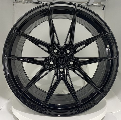 4 HP1 22 inch STAGGERED Gloss Black Rims fits CHEVY CAMARO ZL1 2012 ...