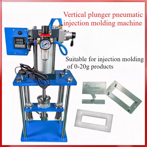 Small Vertical Pneumatic Injection Molding Machine Desktop Type Rubber ...
