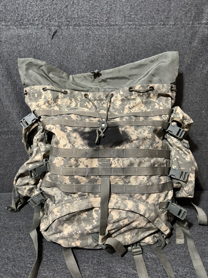 USGI ACU Molle II Army/military Rucksack Backpack (BAG ONLY) W/ rain ...