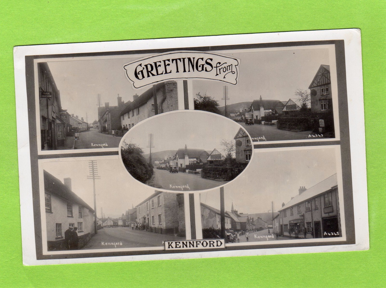 Kennford Multi View Nr Exeter RP pc used 1935 Ref D467 | eBay UK