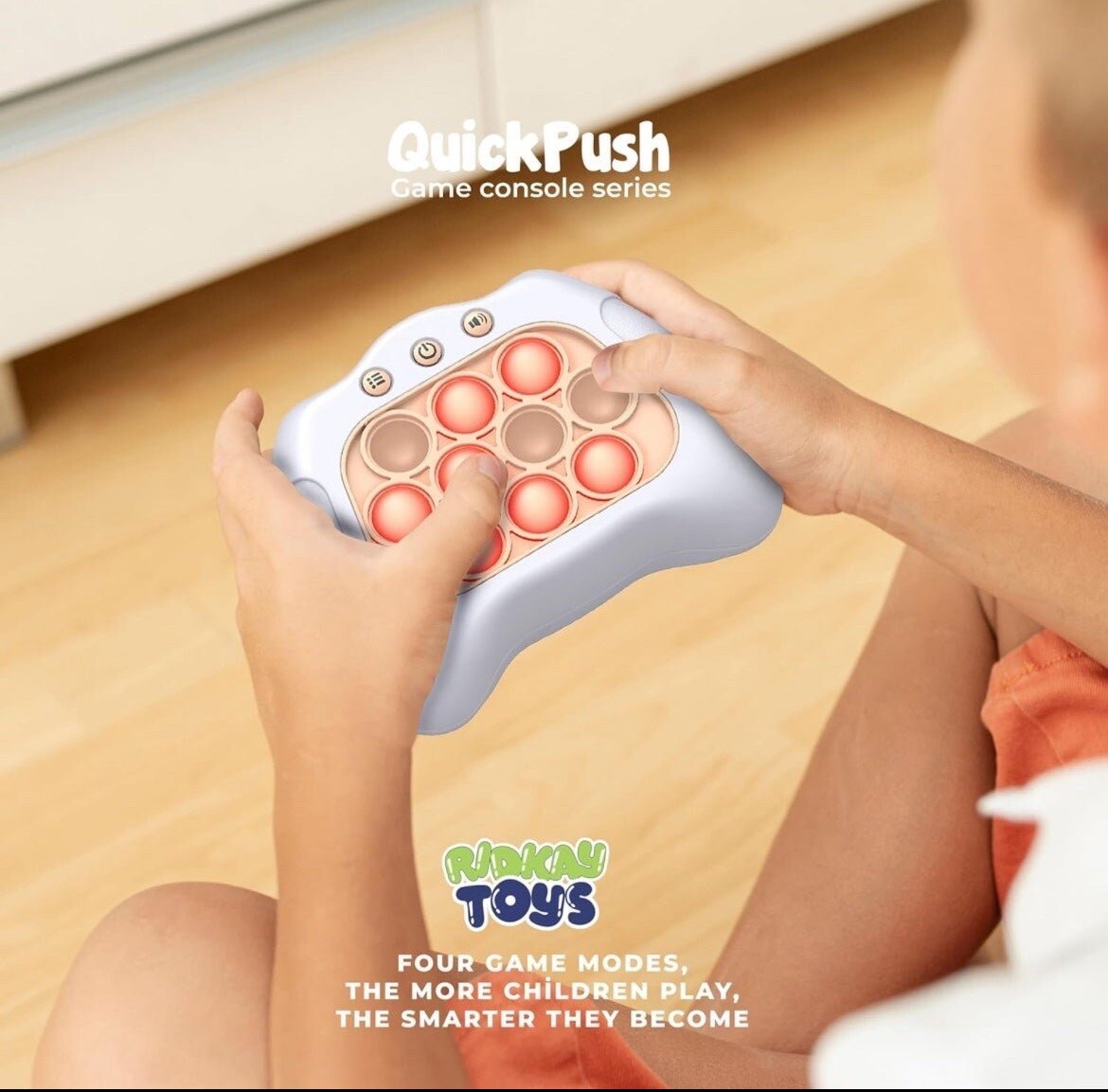Quick Push Toy with Lights & S- Fast Push Bubble Game, Electronic Toy Fidget Toy | eBay