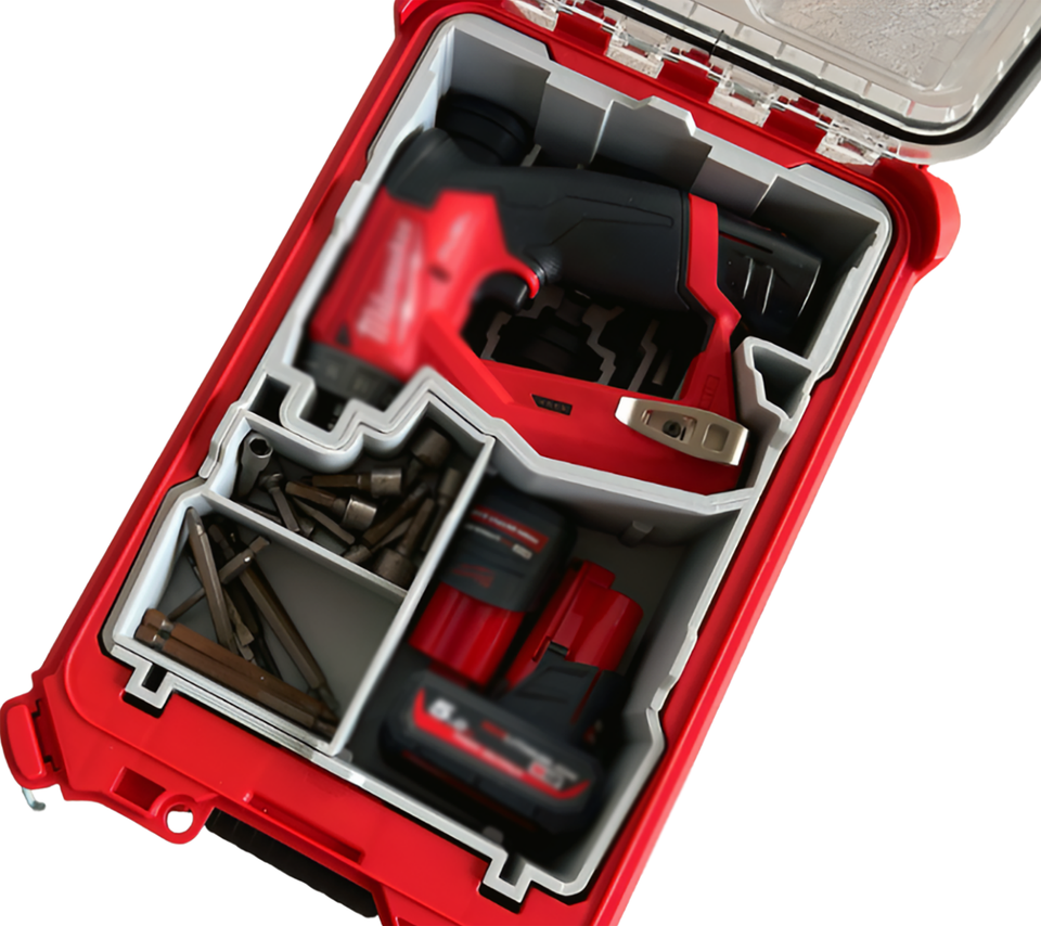 Milwaukee M12 Install Driver Packout Compact Insert Organizer Tray Tool ...
