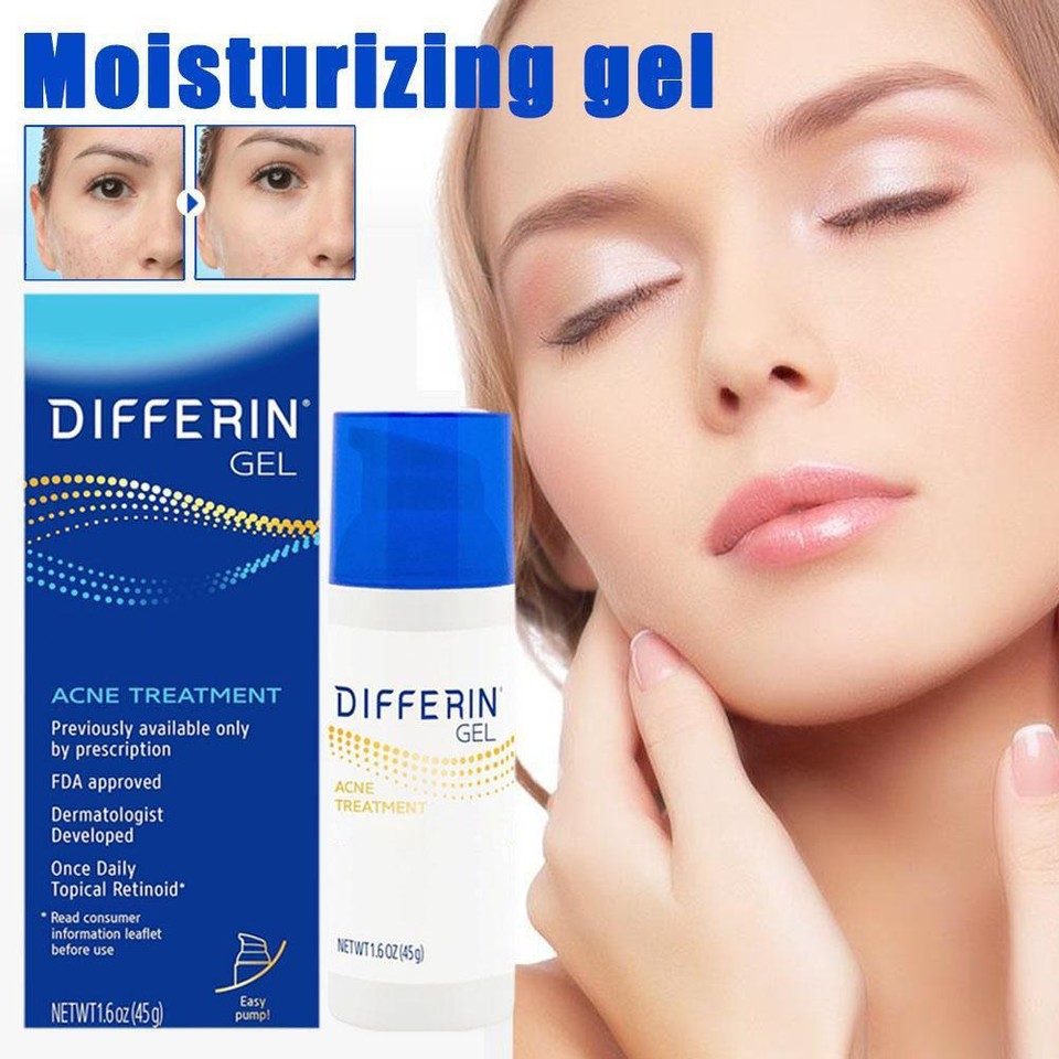 2PCS Differin 0.1% Adapalene Gel Maximum Strength Acne Treatment 45g | eBay