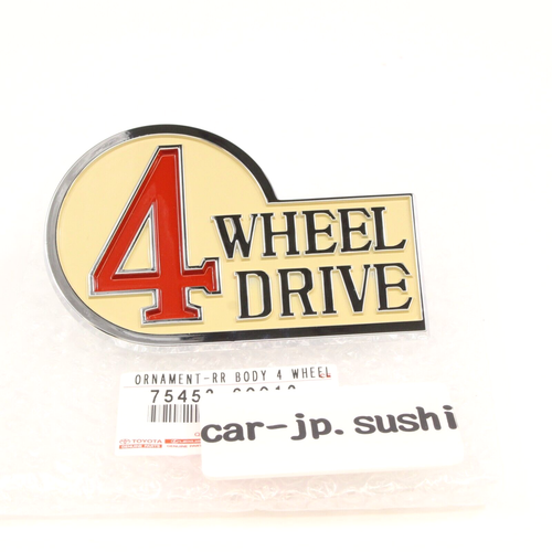TOYOTA Genuine LAND CRUISER 69-80 BJ40 FJ40 Rear 4WD Emblem Ornament ...