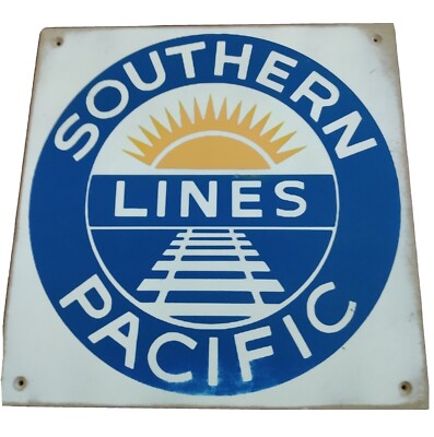 SOUTHERN PACIFIC LINES ~ Wooden Sign | eBay