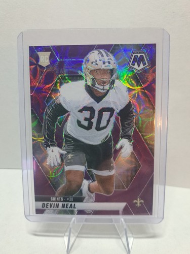 2025 Mosaic Purple Scope Devin Neal RC Saints | eBay