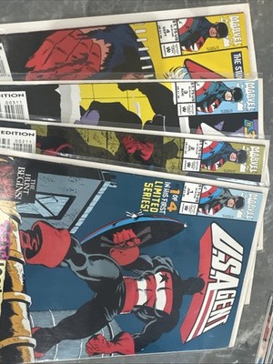 U.S. Agent #1-4 Complete 1st Solo John Walker Series Set 1993 Marvel ...