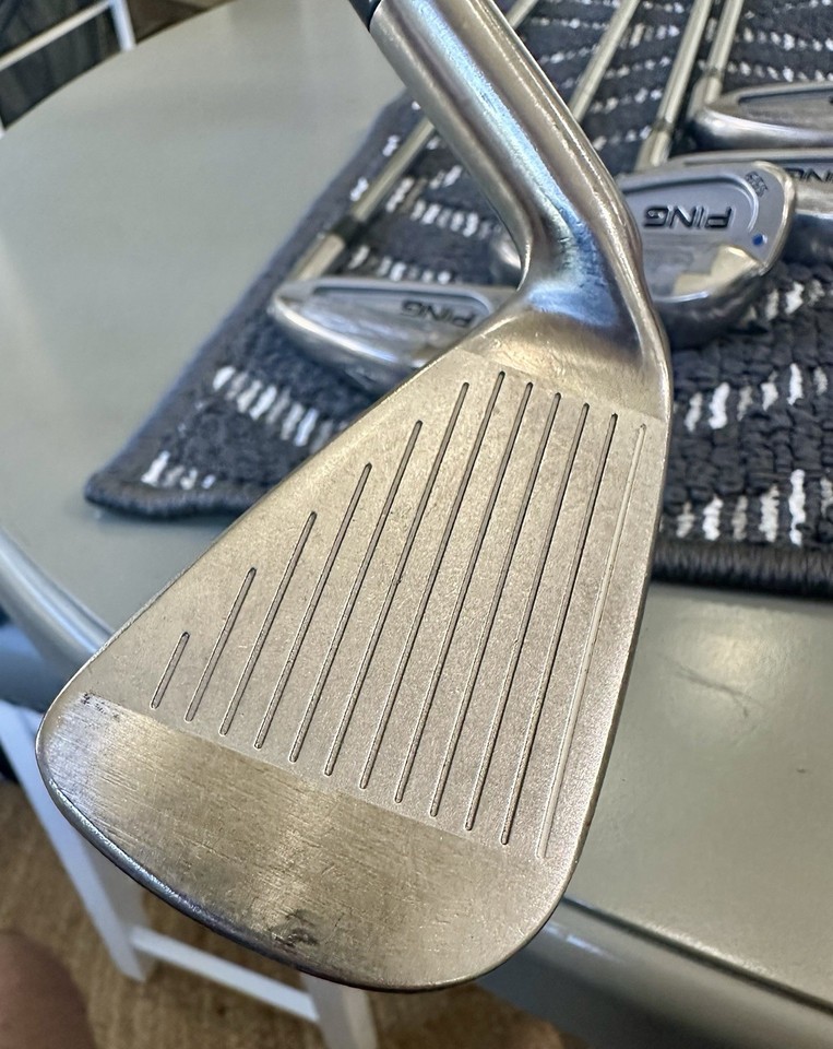 Ping S59 Irons - Blue Dot - RH - 3 To PW - Lead Tape - Stiff Nippon ...