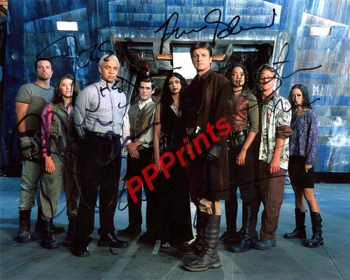 FIREFLY CAST X5 Fillion Torres Glau Whedon SIGNED 10X8 REPRO PHOTO ...