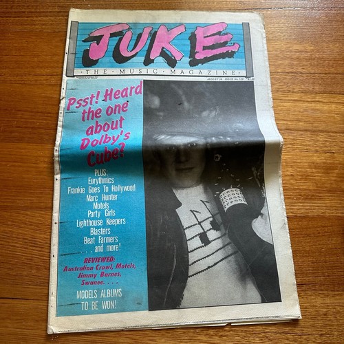 VINTAGE AUSTRALIAN JUKE MUSIC MAGAZINE NEWSPAPER AUG 24TH 1985 ISSUE NO ...