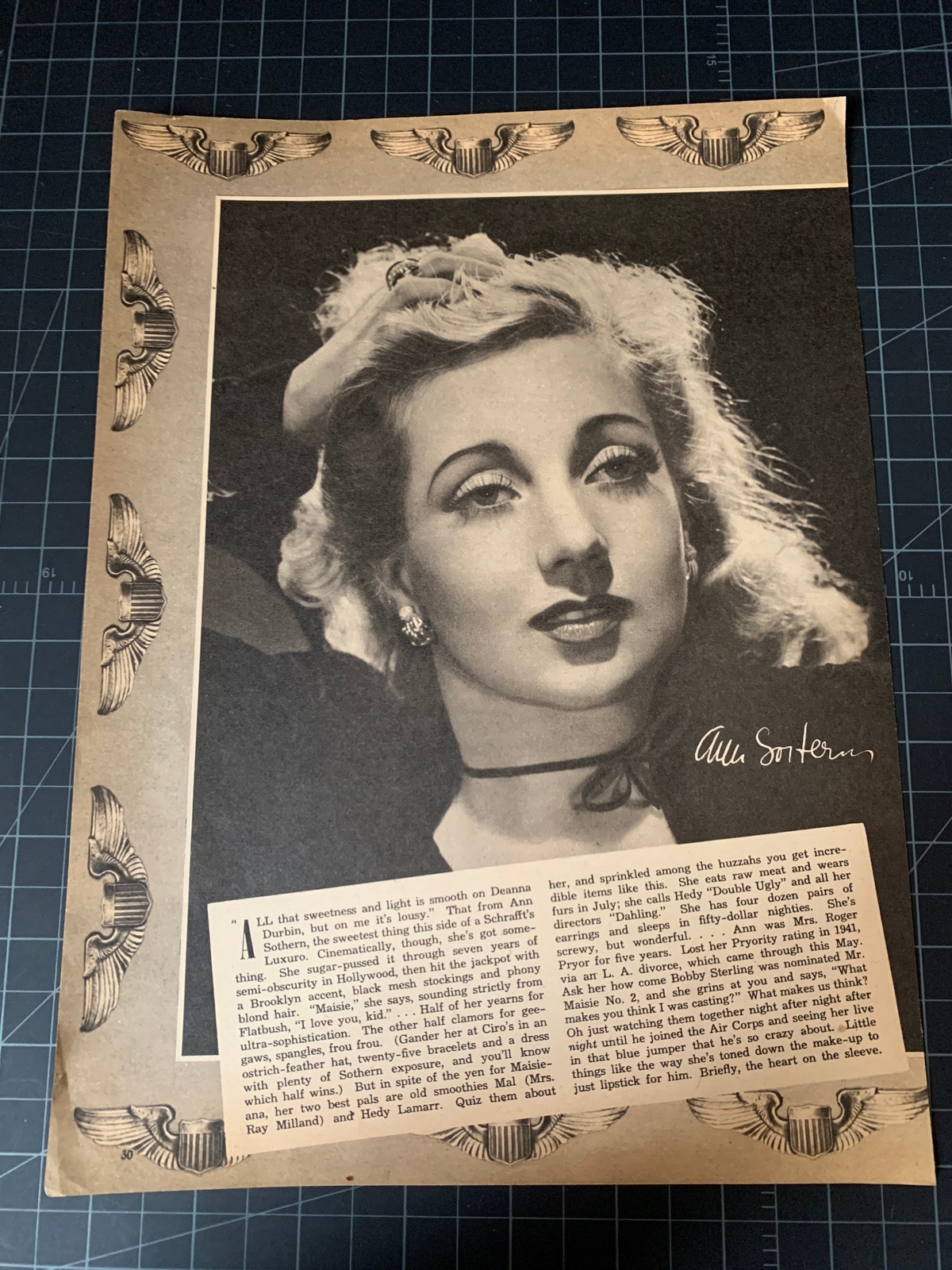 Vintage 1944 Ann Southern Portrait | eBay