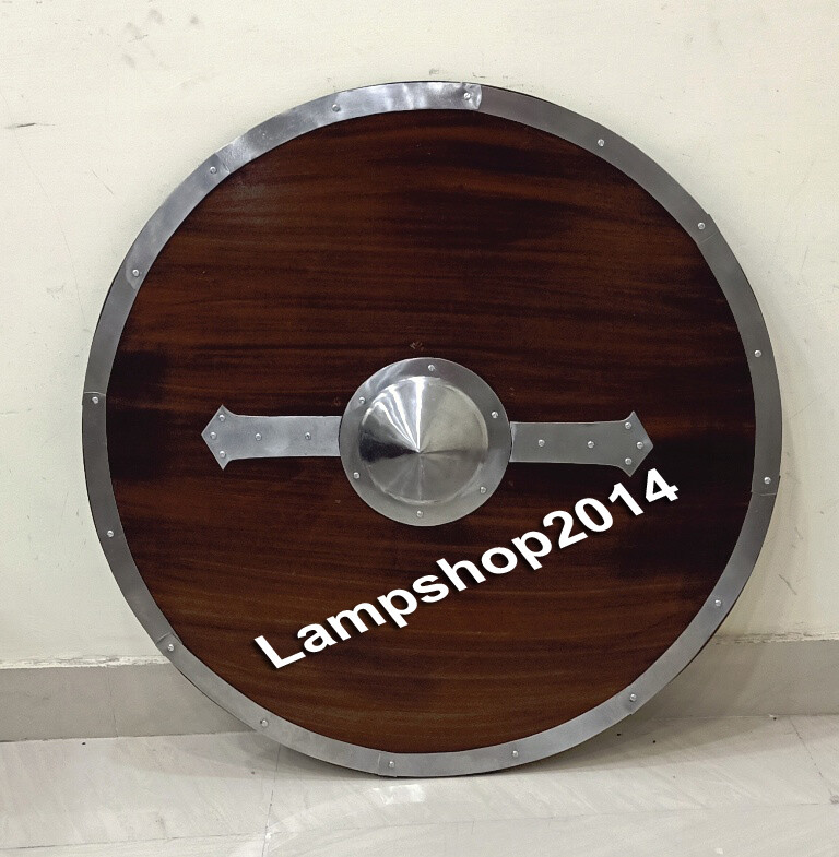 Viking Targe Shield for Full Re-enactment, Stage Armor Shield Round ...