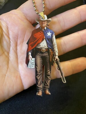 MAGA Trump 2D, 2 Sided, Acrylic Keychain John Wayne Style shotgun ...