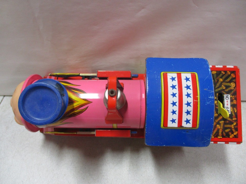 Tin Battery Operated Daiya Funland Loco Toy Train | eBay