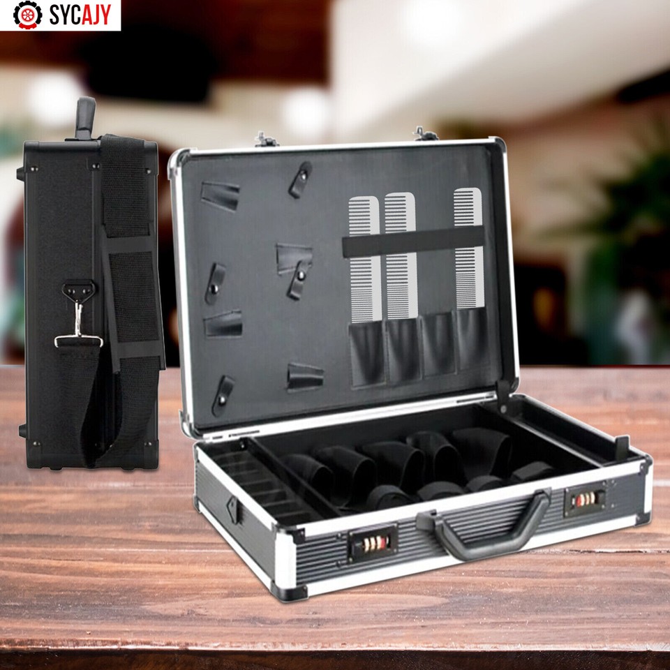 Barber Stylist Suitcase, Carrying Case For Clippers Trimmers Scissors ...