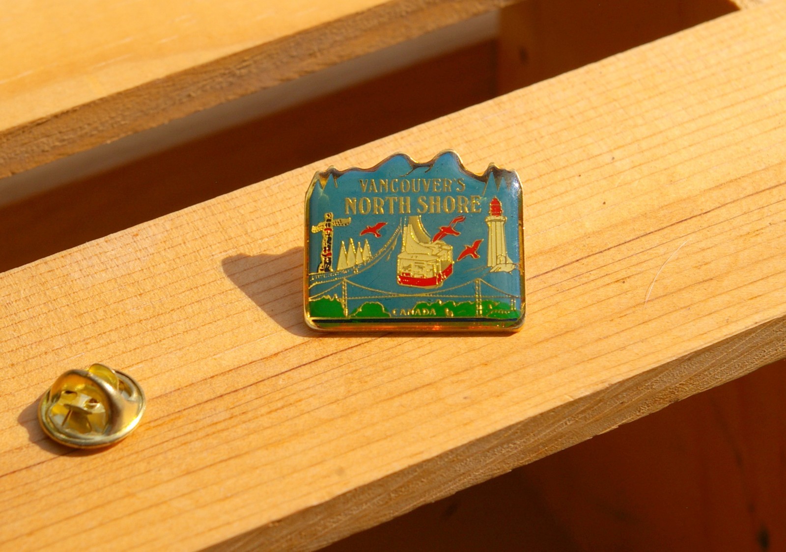Vancouver's North Shore Canada Metal & Enamel Lapel Pin Pinback | eBay