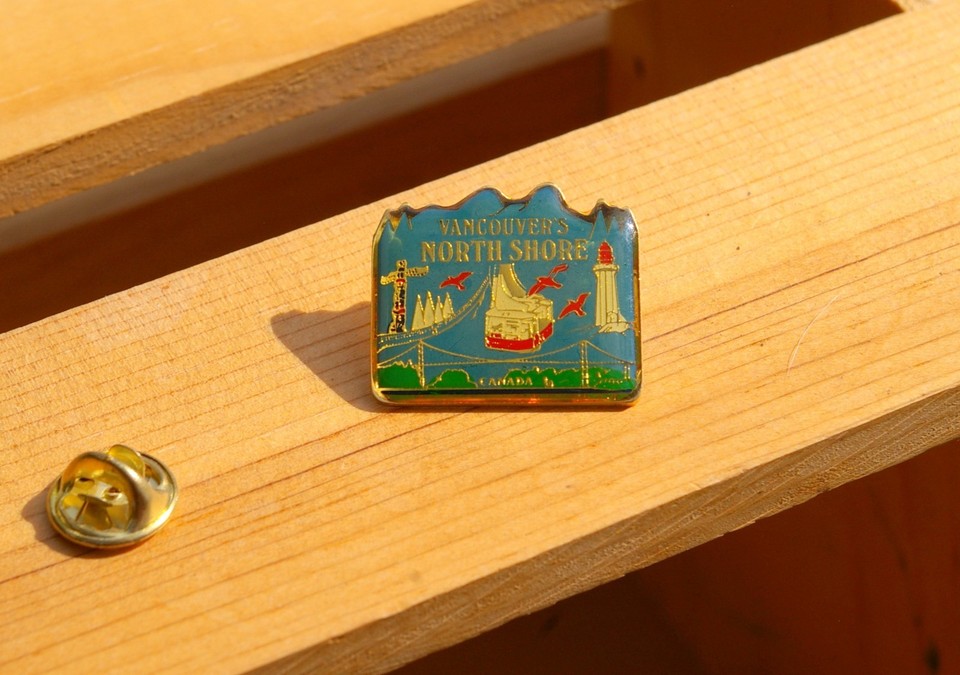 Vancouver's North Shore Canada Metal & Enamel Lapel Pin Pinback | eBay