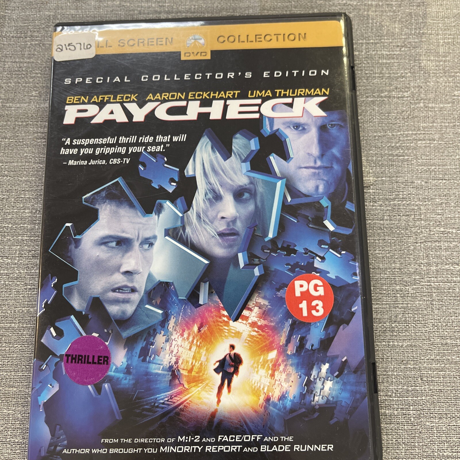 Paycheck (DVD, 2004, Full Frame) - Previously Rented 97360512847| eBay