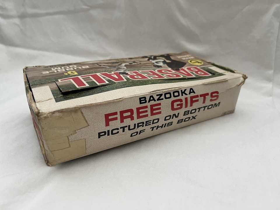 TOPPS 1968 Empty Display Box VTG Baseball Cards 5c Wax Pack Store MLB ...
