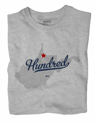Hundred West Virginia WV WVa T-Shirt MAP | eBay