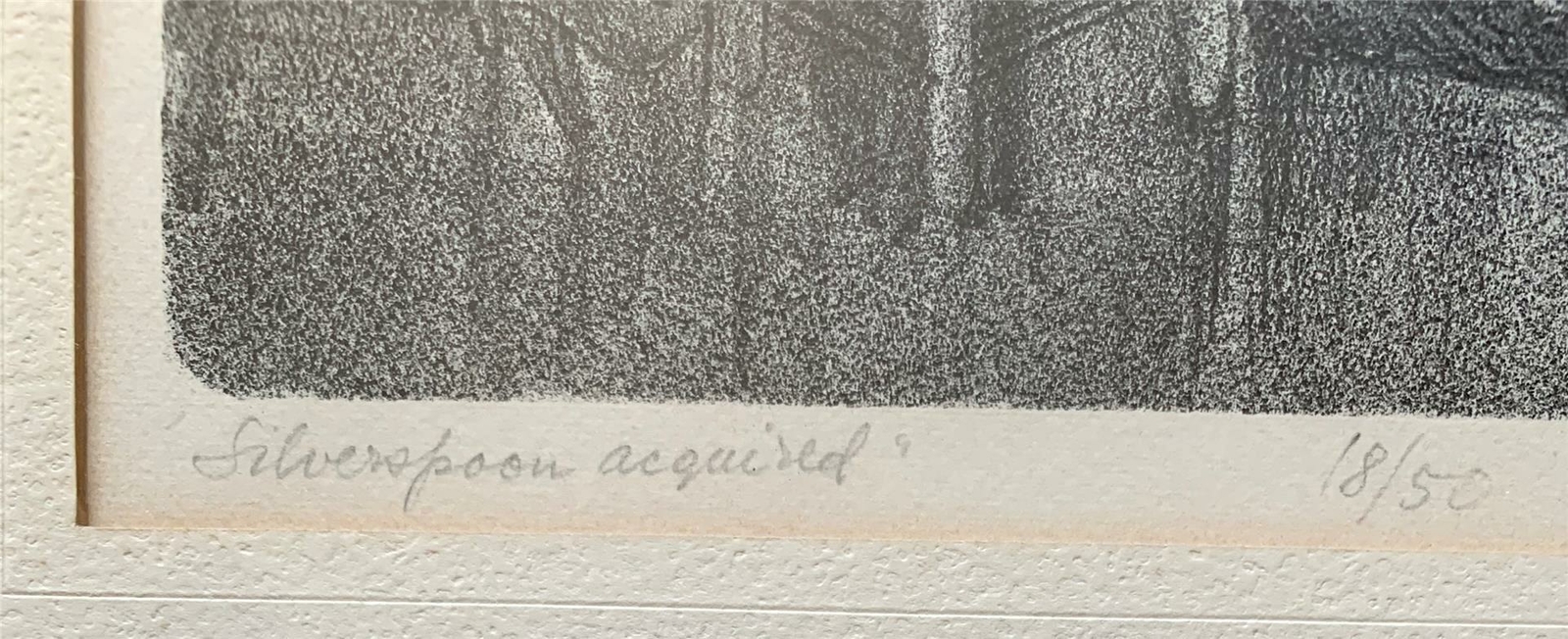 William Sharp -"Silver Spoon Acquired" Signed Lithograph -Social ...