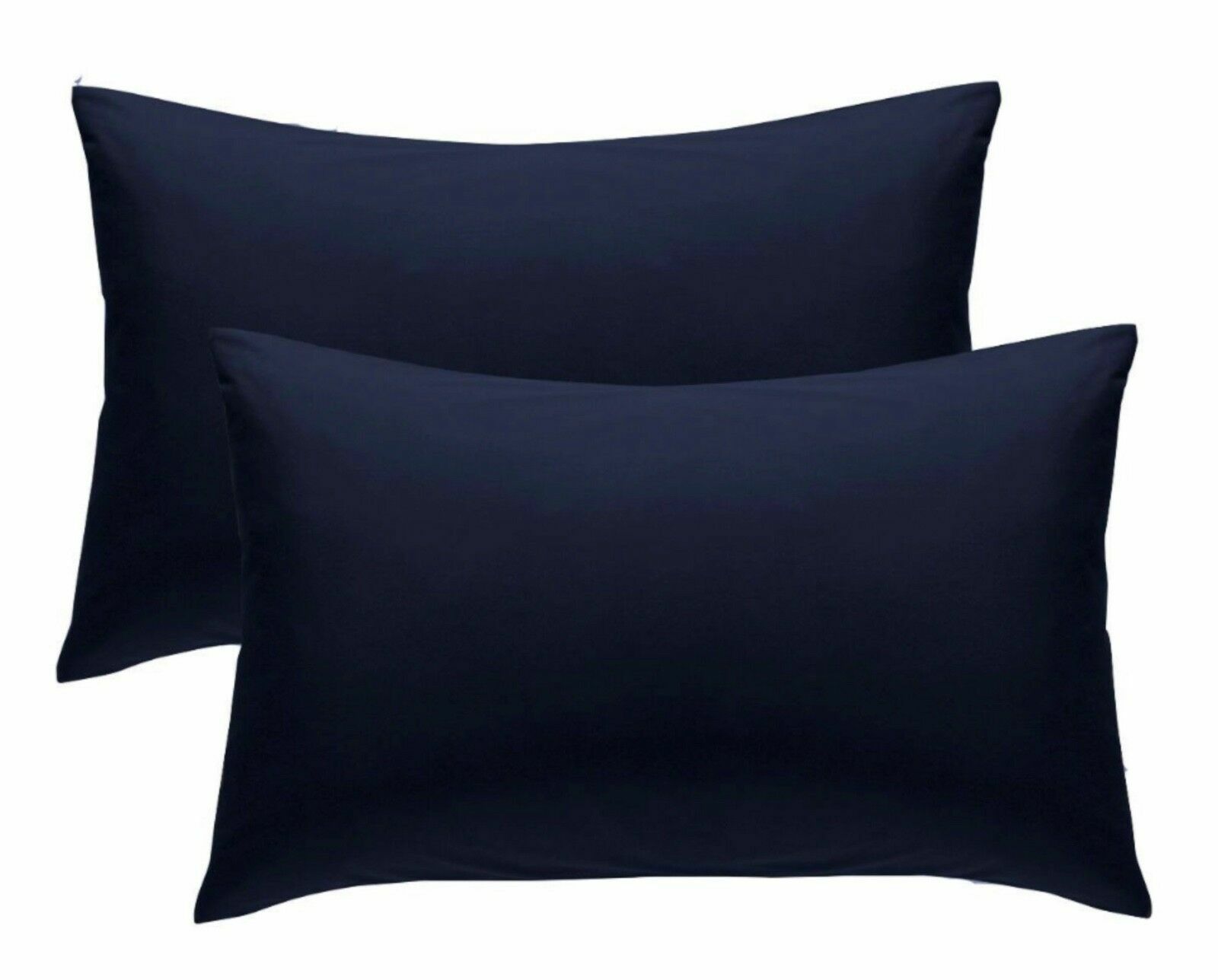 2 X Pillow Case Poly Cotton Housewife Pillow Cover Case Pair ALL SIZES ...
