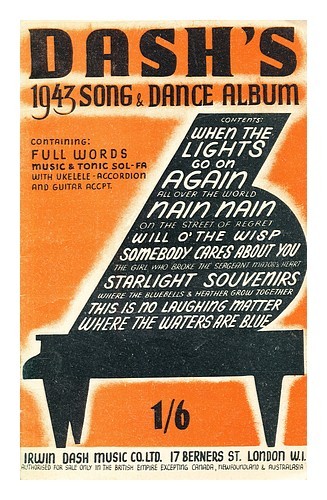 IRWIN DASH MUSIC CO. Dash's 1943 Song and Dance Album : containing full ...